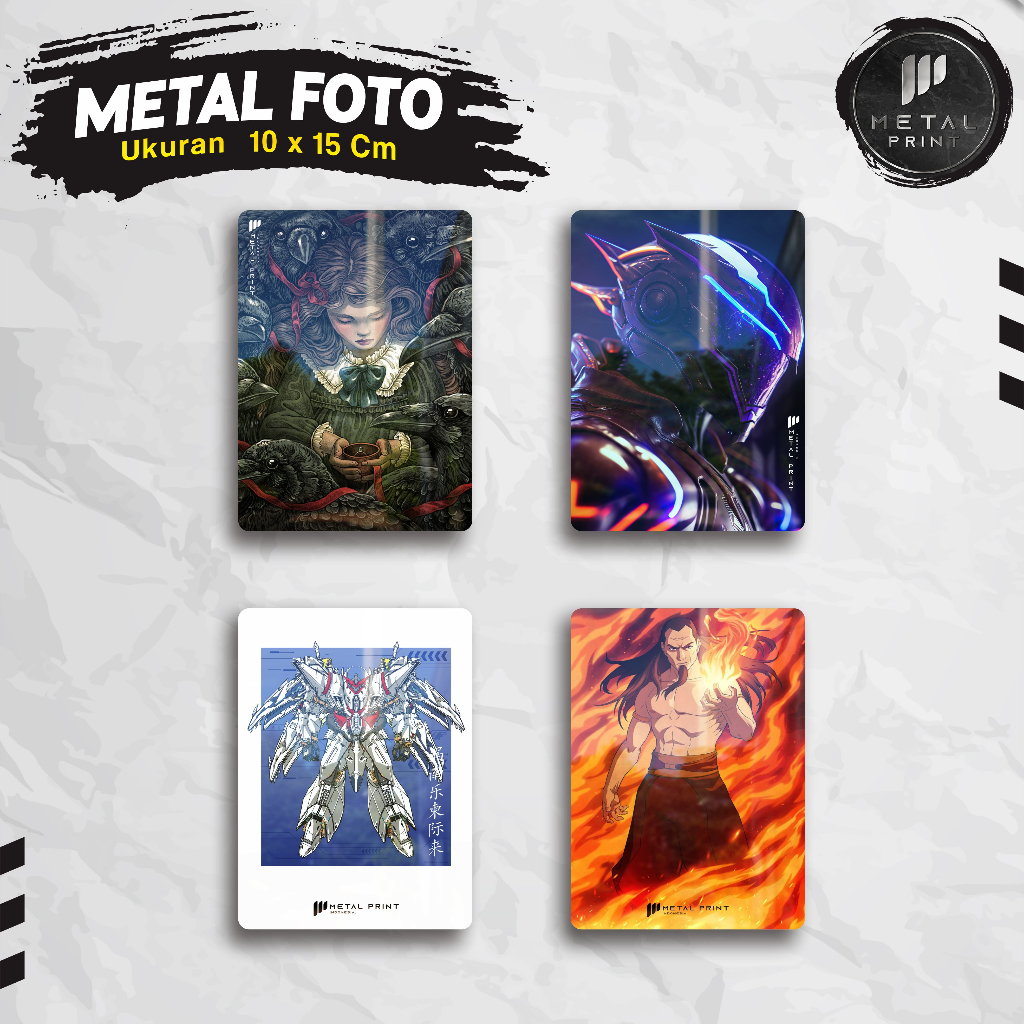 Jual METAL PRINT Size 4R | Poster Metal | HD GLOSSY | FRAMELESS | Cetak ...