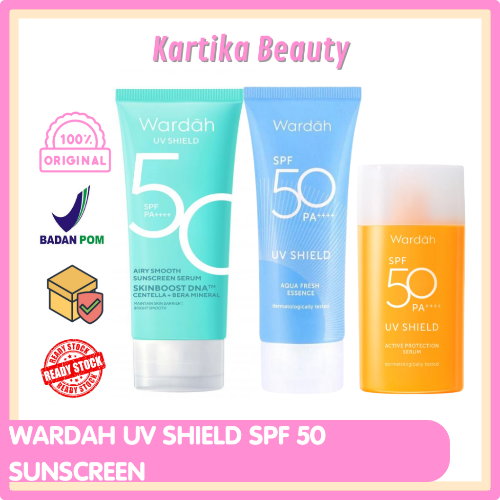 Jual WARDAH UV SHIELD SPF 50 30ML AQUA FRESH ESSENCE | ACTIVE ...