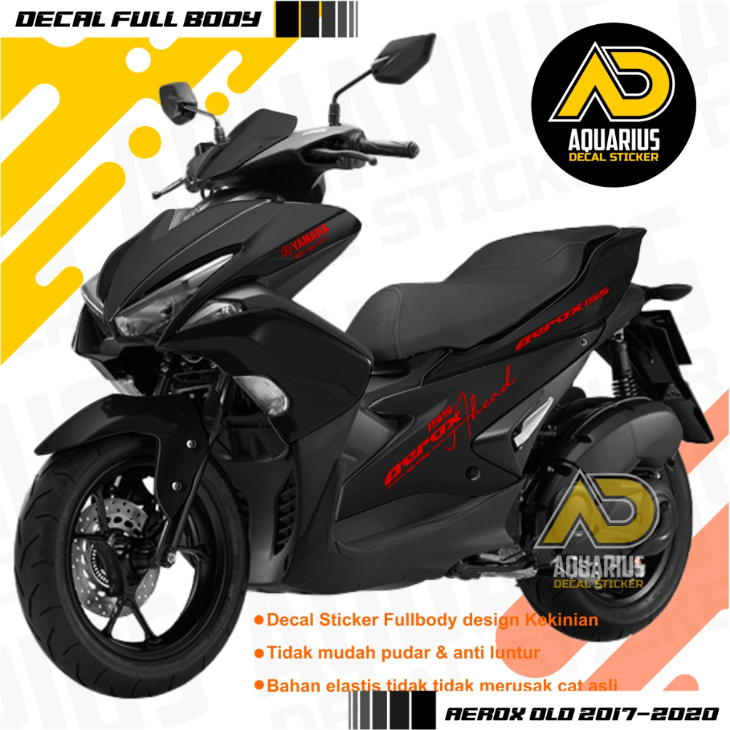 Jual Decal Fullbody Aerox Old 2017-2020 / Sticker Variasi Aerox Old ...