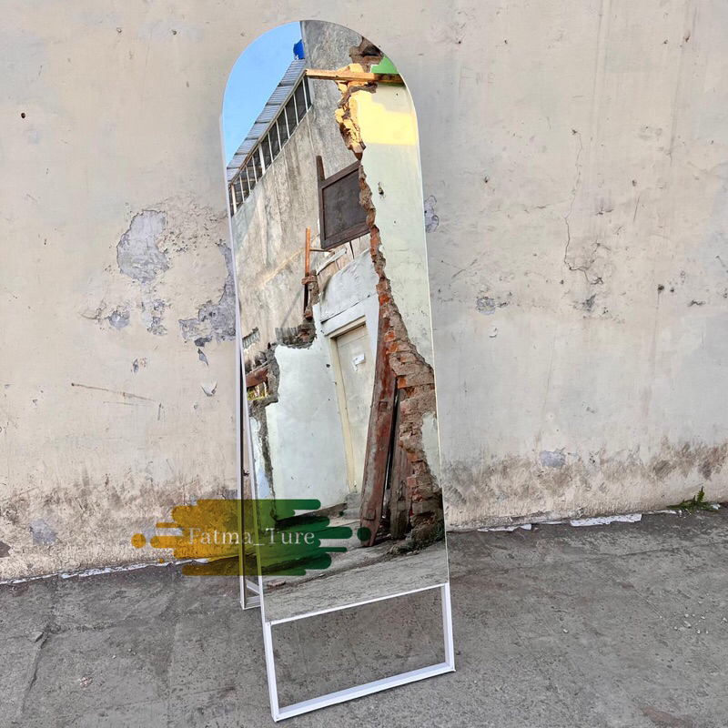 Jual [BANDUNG] 140x40 OVAL STANDING MIRROR KACA CERMIN BERDIRI MURAH ...