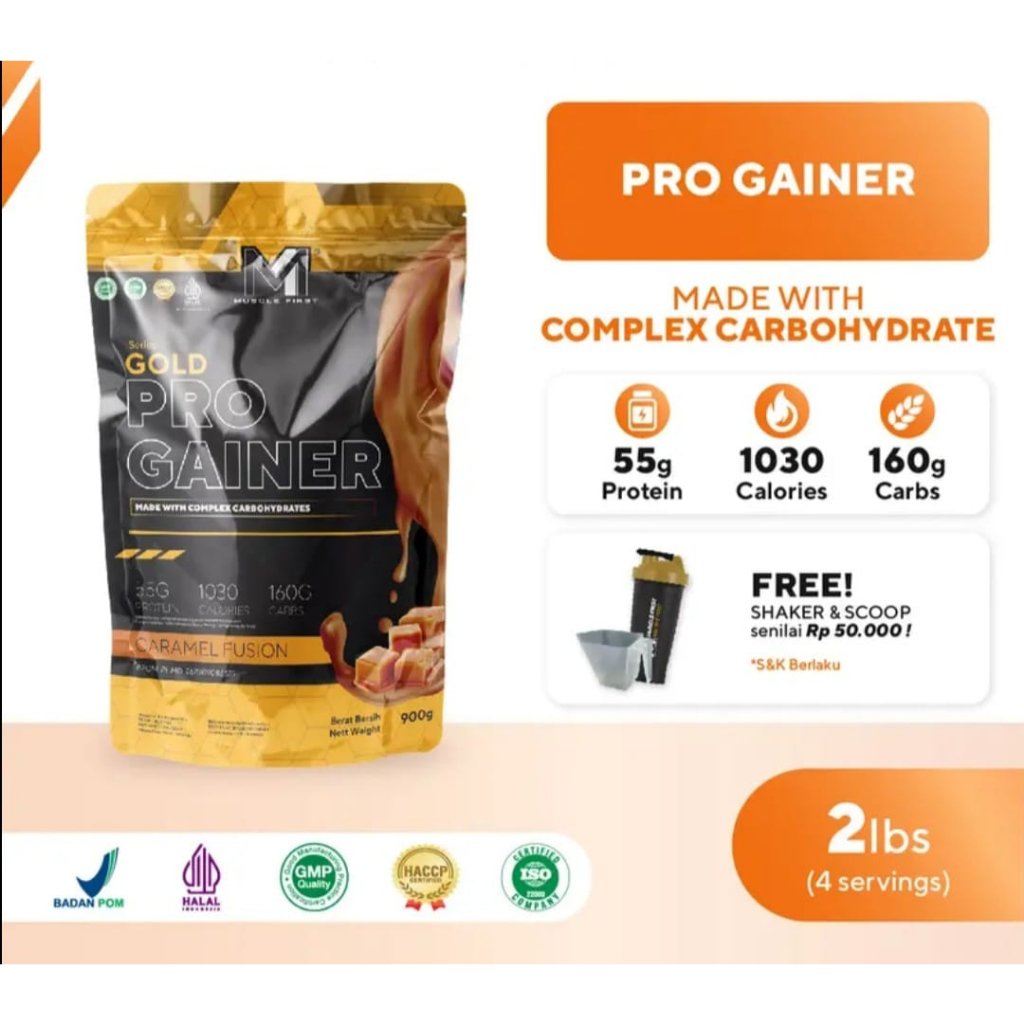 Jual PRO GAINER Muscle First Mass Gainer - 900gr/2lbs | Shopee Indonesia