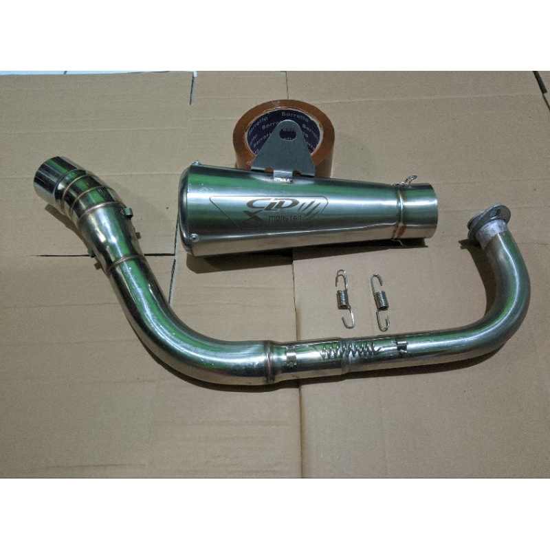 Jual SELINCER/KENALPOT CLD series type X MONSTER inlet 50mm | Shopee ...