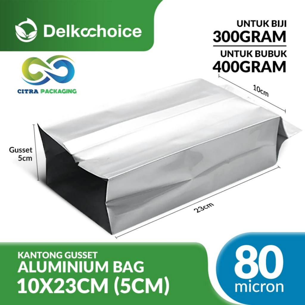 Jual KANTONG KEMASAN SUSU POWDER ALUMUNIUM FOIL GUSSET 10cm x 23cm (5cm) | Shopee Indonesia
