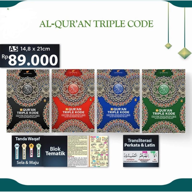 Jual Al-Quran Triple Kode | Shopee Indonesia