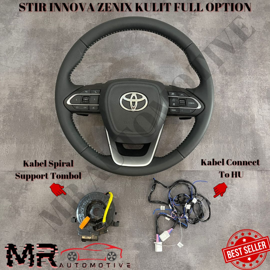 Jual Stir Setir Steer Toyota Innova Zenix Full Option Original | Shopee ...