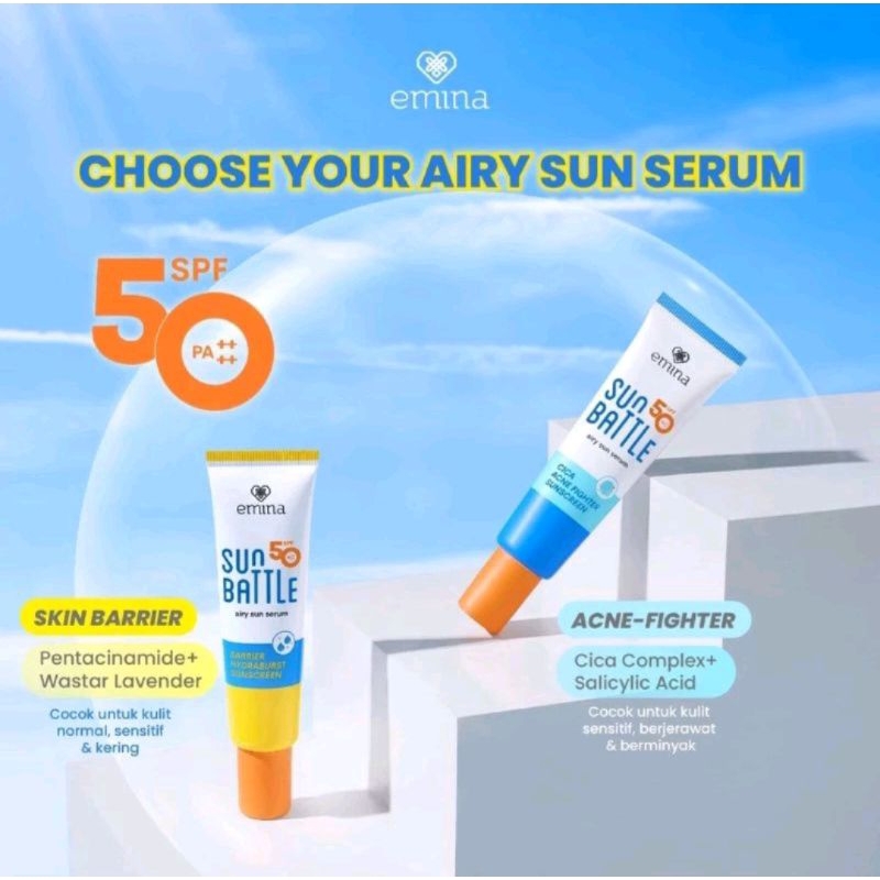 Jual EMINA SUNSCREEN SPF 50 pa+++ emina sun bettle spf 50 pa ...