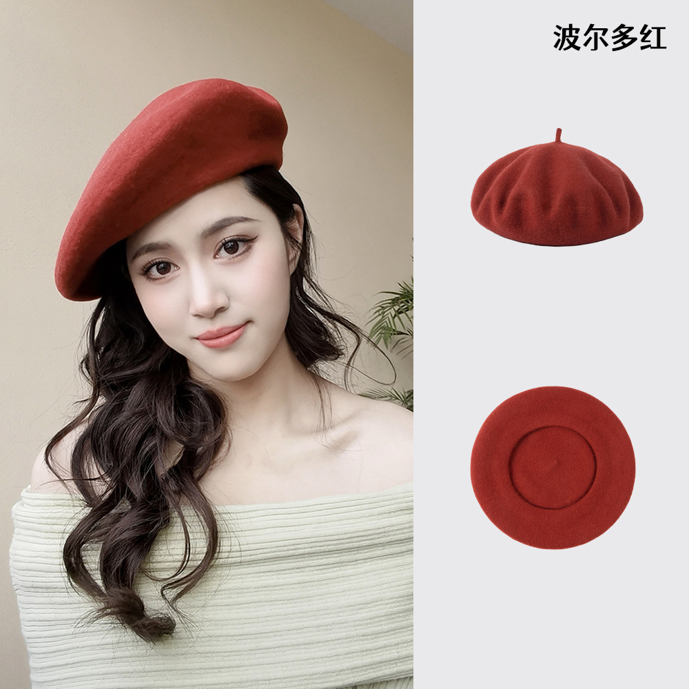 Jual MURMURE | TOPI BARET SELEGRAM KUPLUK BERET HAT TOPI FASHION KOREA ...