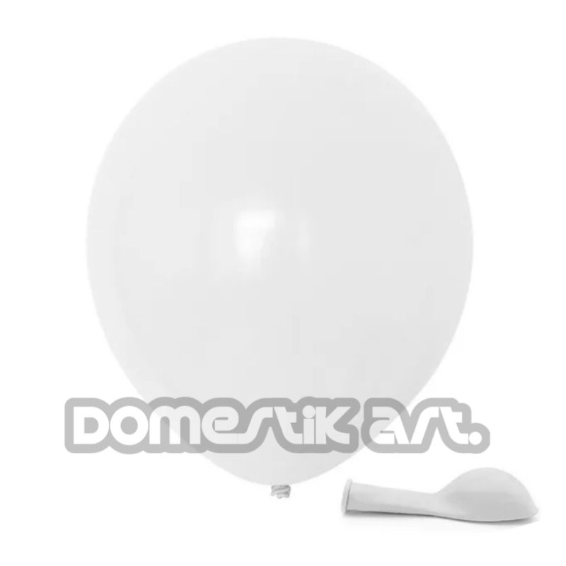 Jual Balon macaron PUTIH / Balon pastel macaron / Balon pastel putih ...