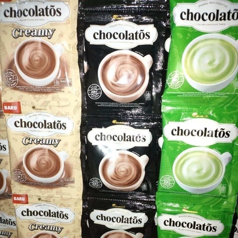 Jual Chocholatos Drink Coklat / Matcha Latte / Creamy 1 renceng x 10pcs ...