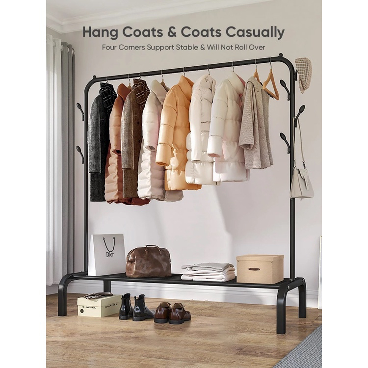 Jual BIG STAND HANGER/Stand Hanger Gawang Besi Kuat Putih Hitam Butik ...