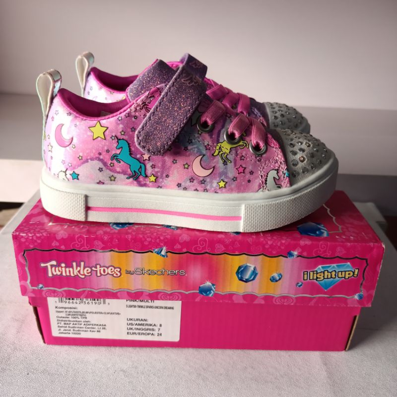 Jual Skechers Twinkle toes kids ( Size : 24 ) | Shopee Indonesia