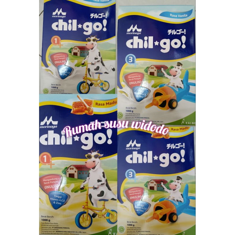 Jual Susu Morinaga Chil Go 1+, 3+ 300g, 700g, 1000g Susu Bubuk Formula ...