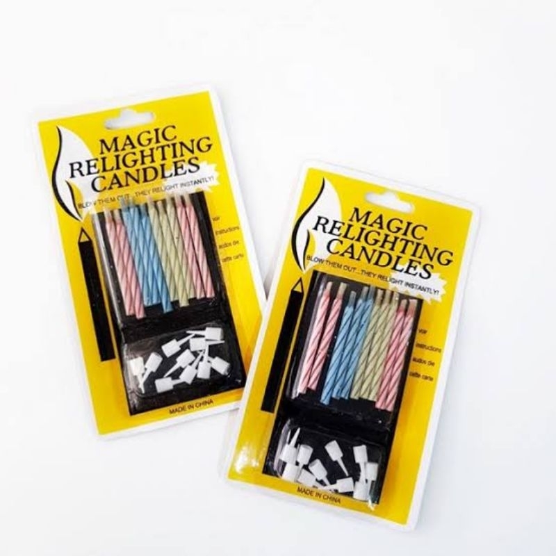 Jual LILIN MAGIC/LILIN ULANG TAHUN/MAGIC CANDLES | Shopee Indonesia