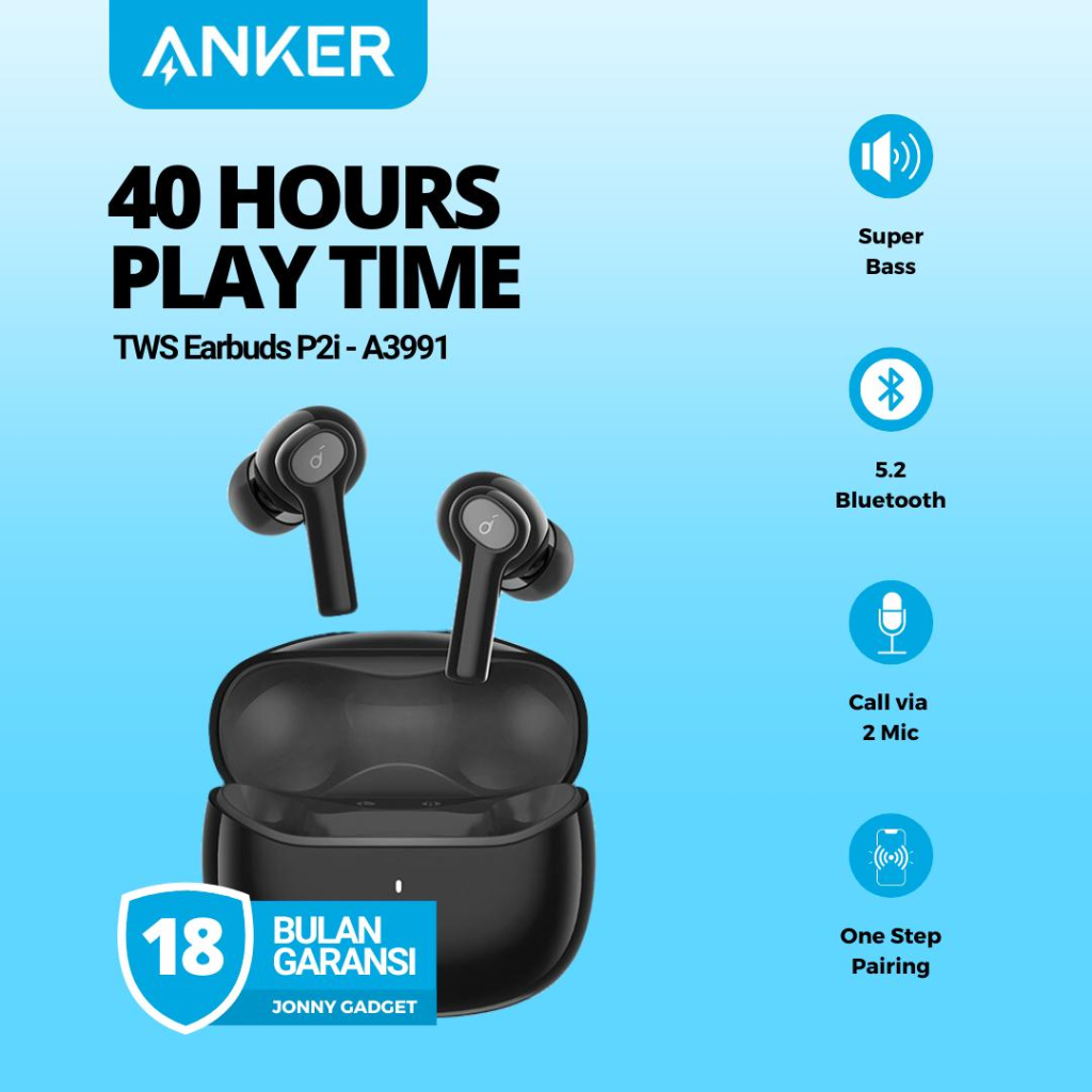 Jual ANKER Soundcore Life P2i True Wireless Earbuds - A3991 | Shopee ...
