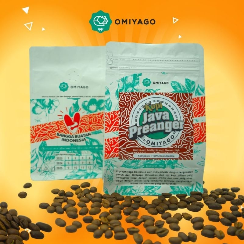 Jual Omiyago Kopi Arabika Java Preanger 100 gr | Shopee Indonesia