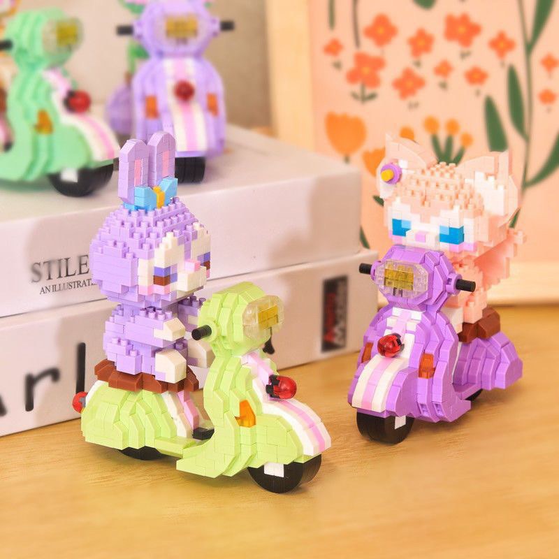 Jual Balok Susun Stella Lou & Friend Motorcycle Series Mainan Anak ...