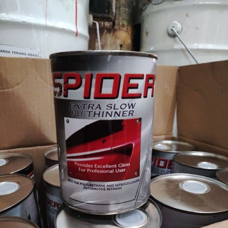 Jual Thiner Pu Spider Exstra Slow 1L | Shopee Indonesia