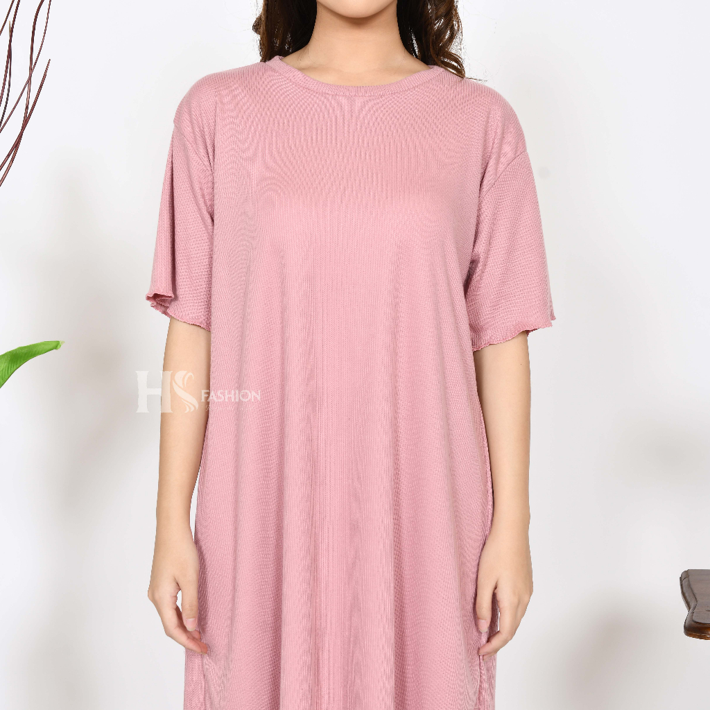 Jual HS - DASTER JULITA / MINI DRESS RIB KNIT | Shopee Indonesia