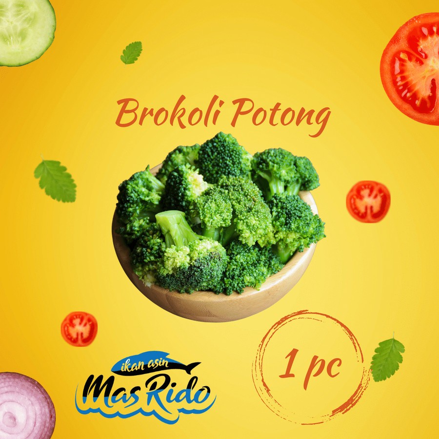 Jual Brokoli Hijau Potongan 1 Pack Sayur Segar Siap Masak | Shopee ...
