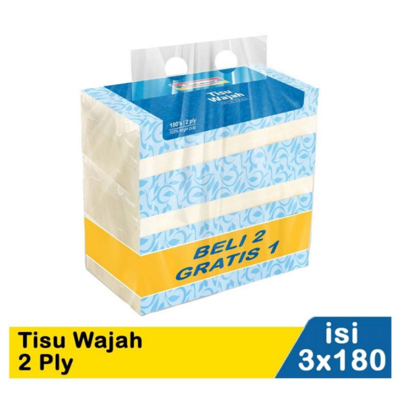Jual TISSUE WAJAH INDOMARET BELI 2 GRATIS 1 | Shopee Indonesia