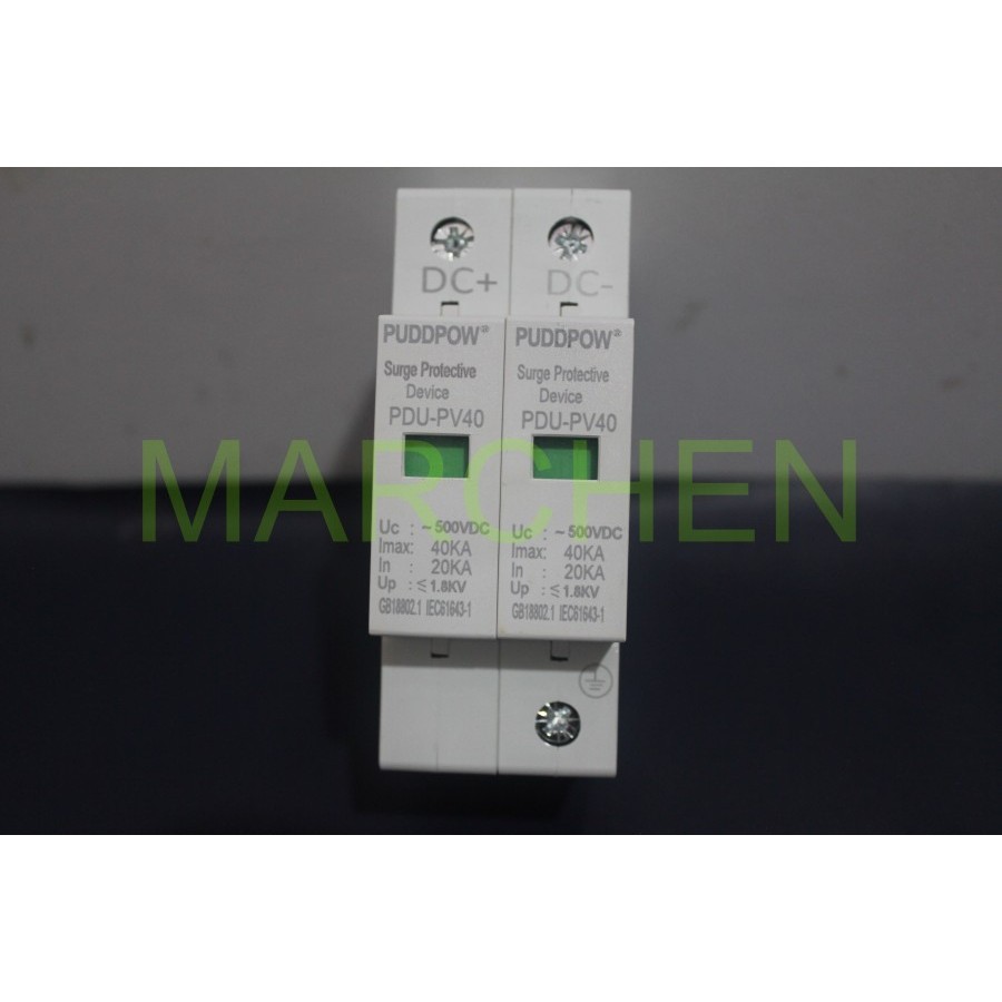 Jual SPD SURGE PROTECTION DEVICE PV ANTI PETIR 2P DC Solar Panel Surya ...