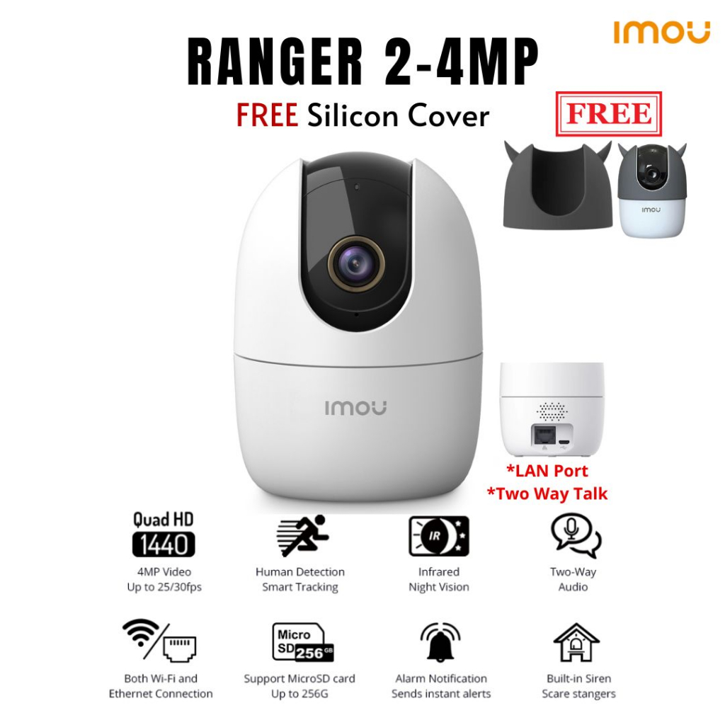 Jual Imou Ranger 2 Smart Tracking IP Camera CCTV Wi-Fi Indoor H.265 4MP ...