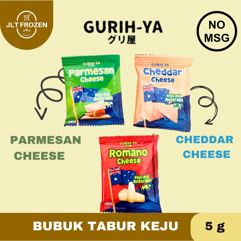 Jual Gurih-Ya Bubuk Keju Tabur Sachet / Cheese Powder / Parmesan Cheese ...
