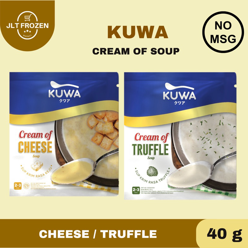 Jual Kuwa Cream Soup Instan / Cream Soup Cheese / Cream Soup Truffle ...
