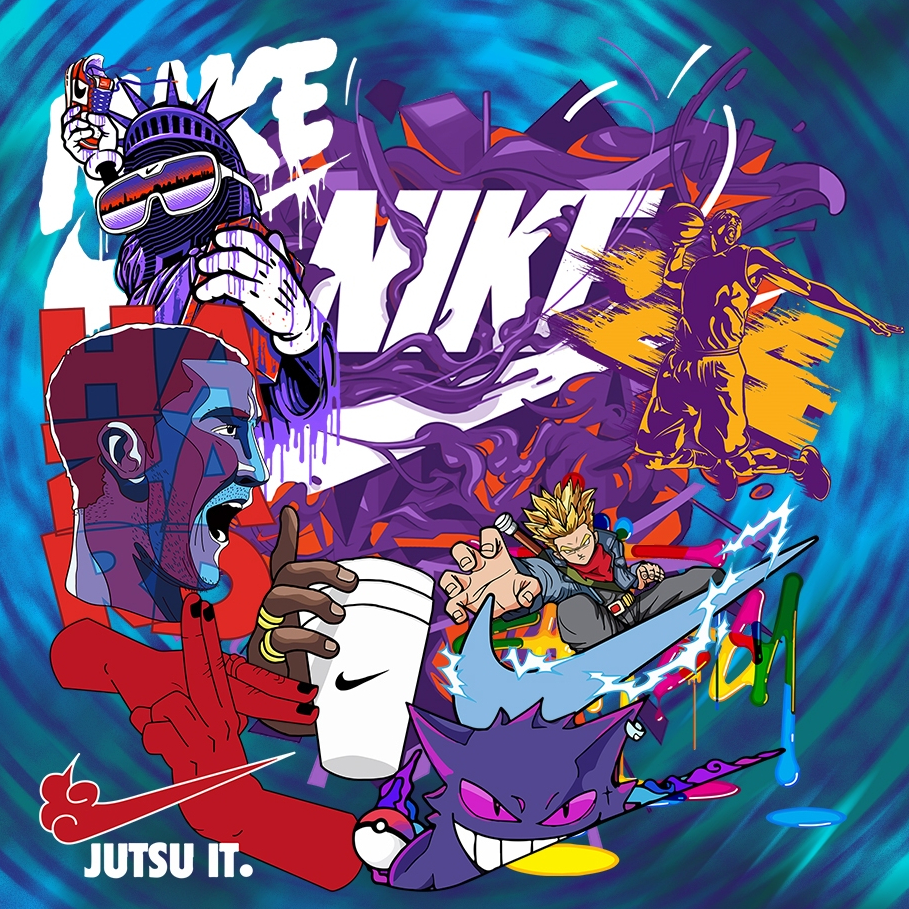 Jual SABLON DTF PRINTING UKURAN A5 (14CM - 15CM) TEMA BRAND SPORT ...