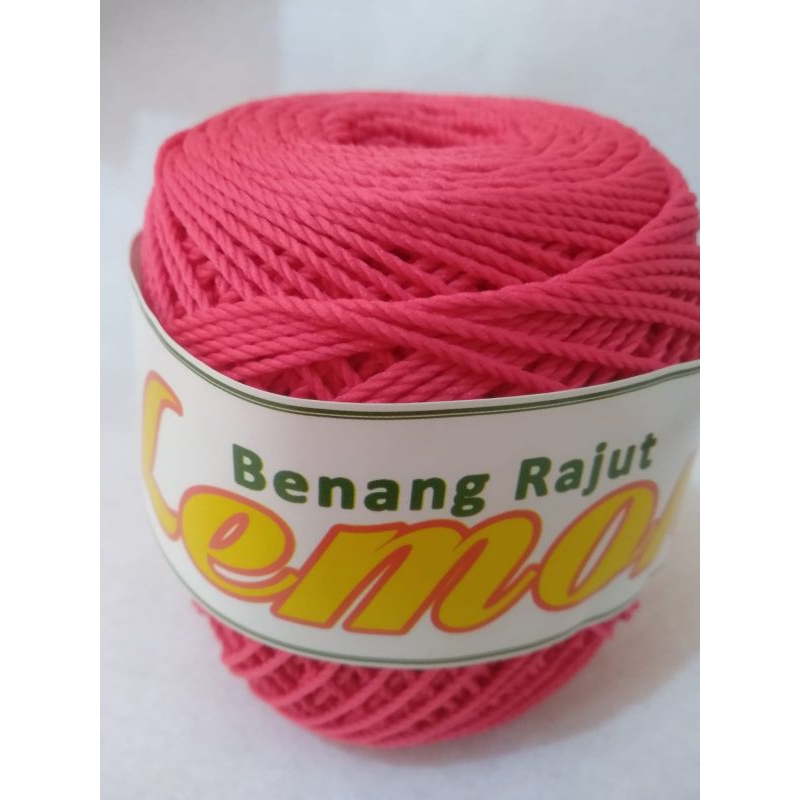 Jual Benang Rajut poly Lemon/ Benang merajut/ Benang rajut nilon ...