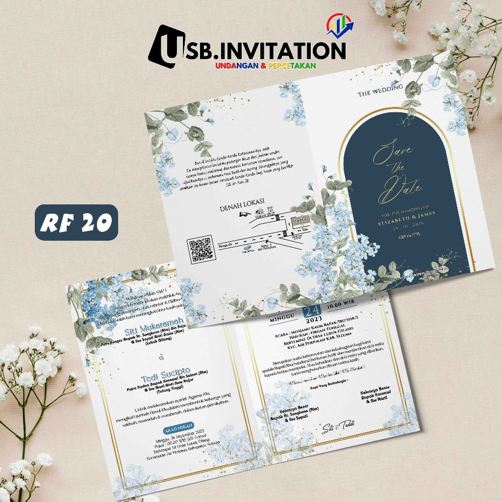 Jual Undangan Pernikahan BC TIK - Undangan Pernikahan Murah - Undangan ...
