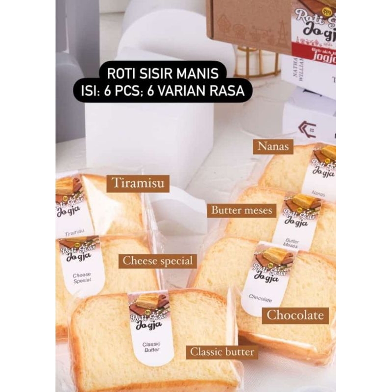 Jual Roti Sisir Jogja isi 6 Varian Manis | Shopee Indonesia