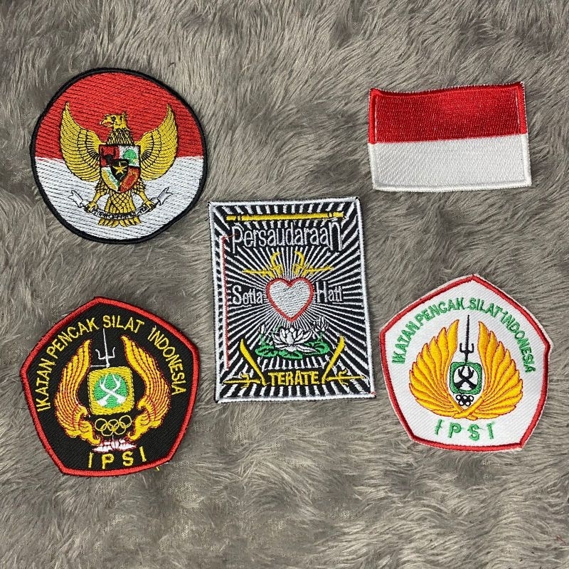 Jual Logo badge pencak silat PSHT IPSI INDONESIA Lambang bordir ...