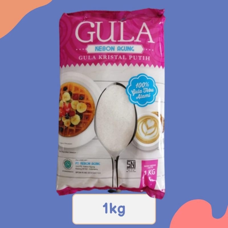 Jual Gula Kristal Putih kemasan 1kg | Shopee Indonesia
