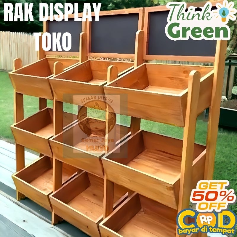 Jual Rak Display / Rak Etalase Toko / Rak Buah Serbaguna / Rak Snack ...