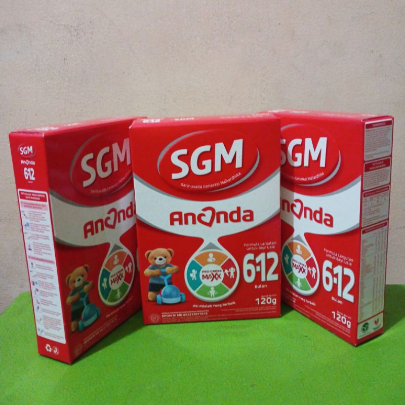 Jual sgm ananda formula lanjutan 6-12 bulan 120gr | Shopee Indonesia