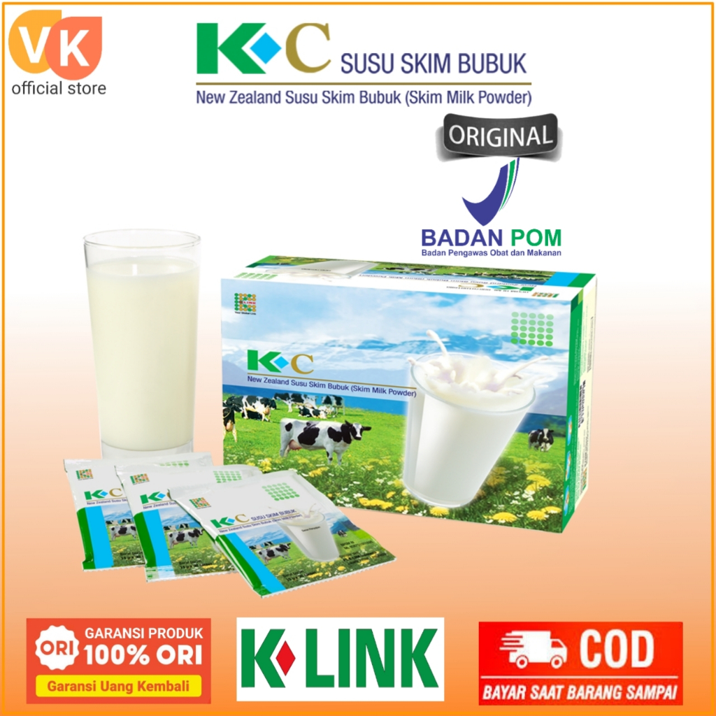 Jual KC Susu Skim Bubuk Kolostrum Original KLink Untuk Daya Tahan Tubuh ...