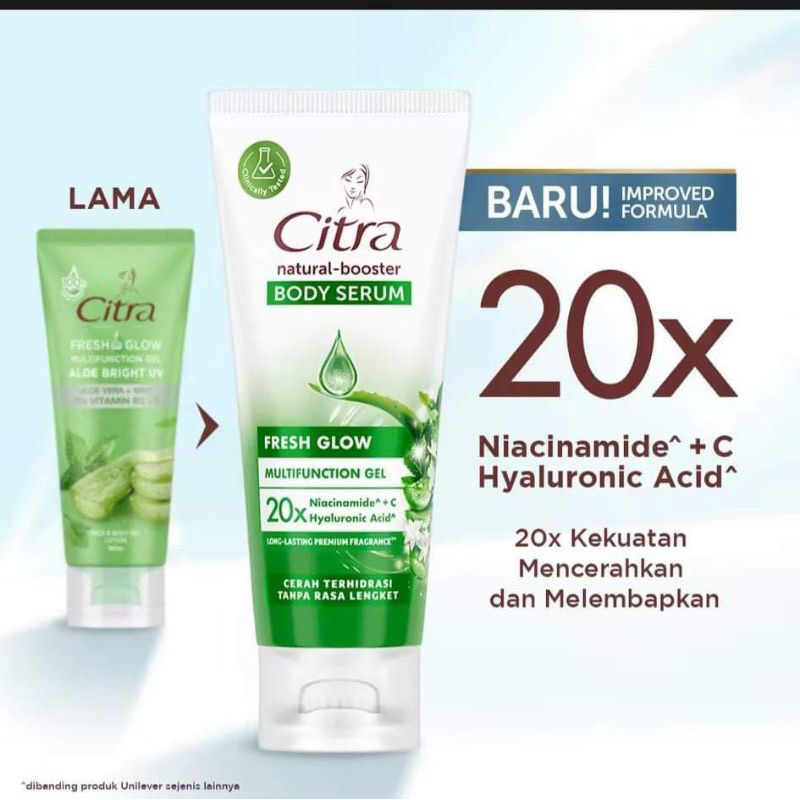 Jual [KEMASAN BARU]Citra Fresh Glow Multifunction Gel Aloe Bright UV ...