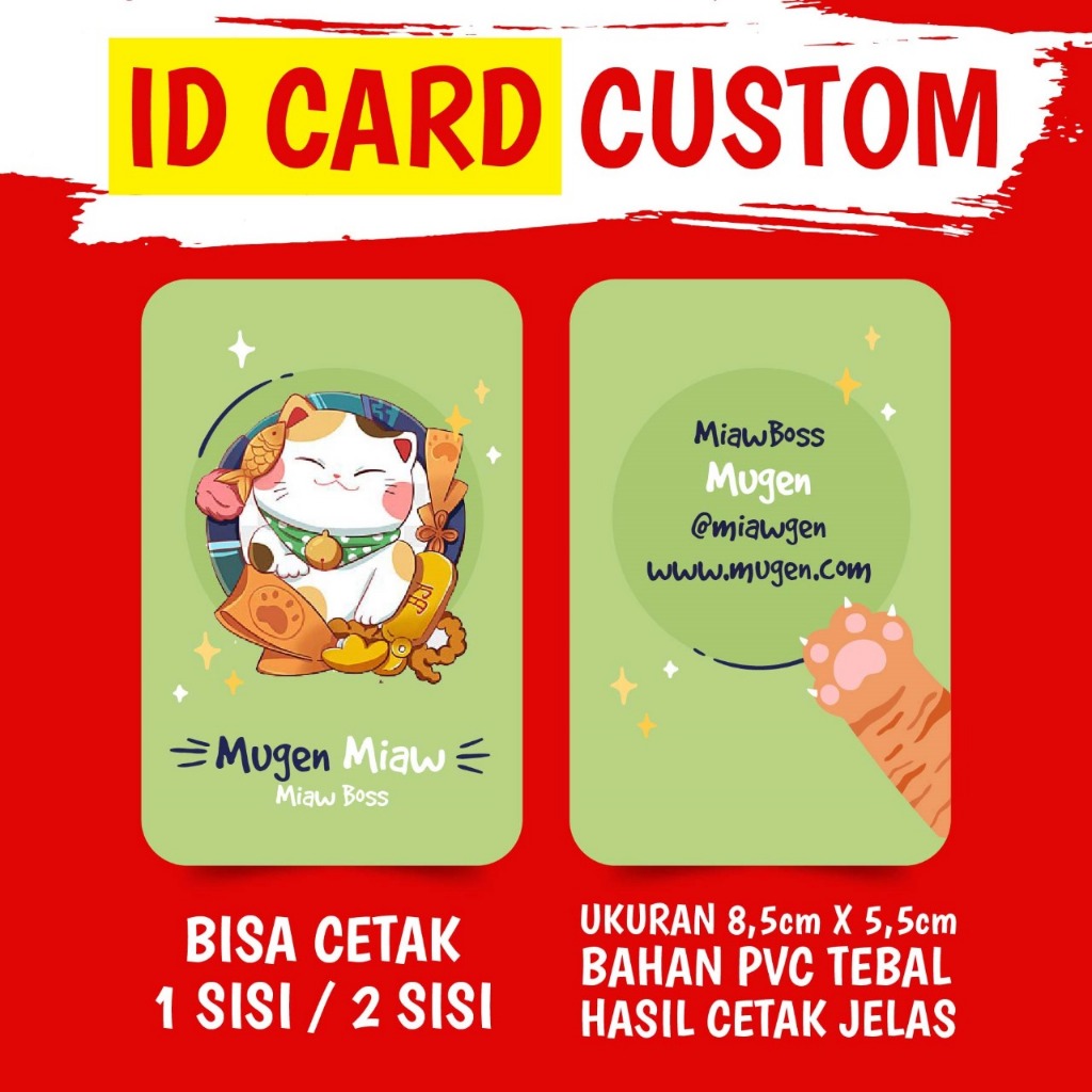 Jual ID Card Custom | Shopee Indonesia