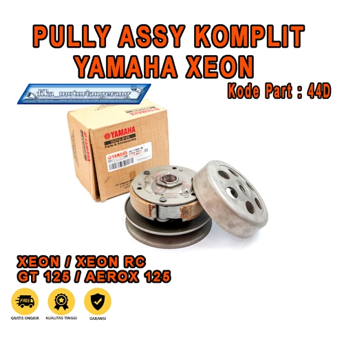 Jual Pully Cvt Assy Puli Puly Yamaha Xeon RC GT Injeksi Karbu Aerox 44D ...