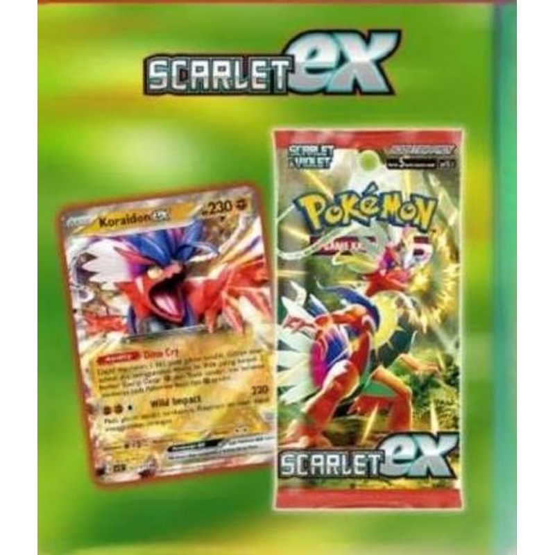Jual Booster Pack ori kartu pokemon Scarlet sv1s tcg indonesia | Shopee Indonesia
