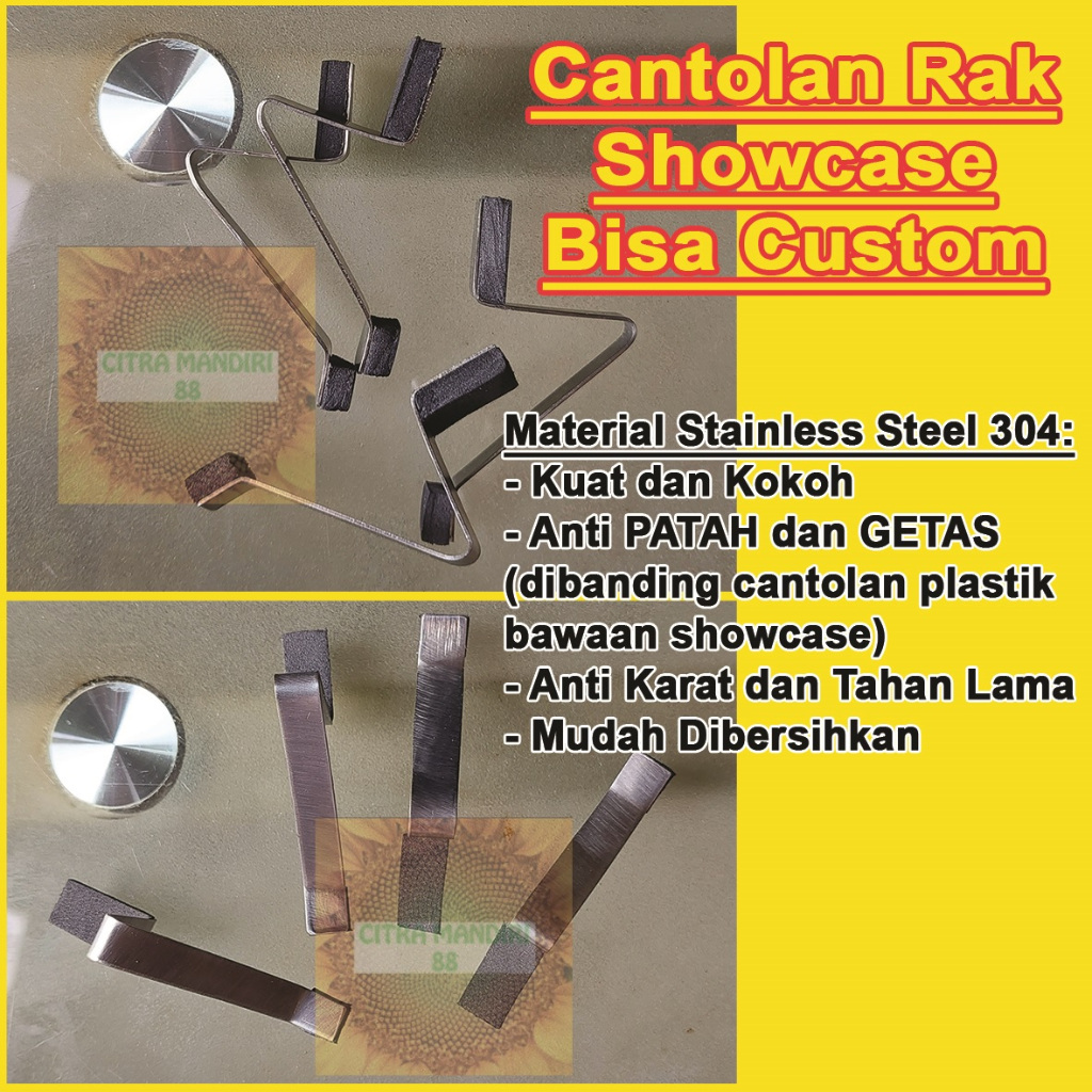Jual Cantolan Hook Pengait Rak Showcase Custom Tahanan Ambalan Rak ...