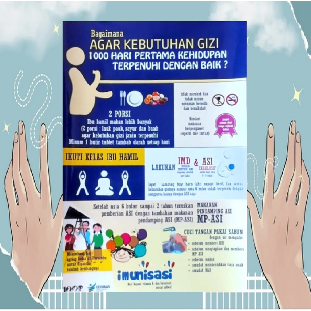 Jual Poster Ibu Hamil | Poster 1000 Hari Pertama Kehidupan | Poster ...