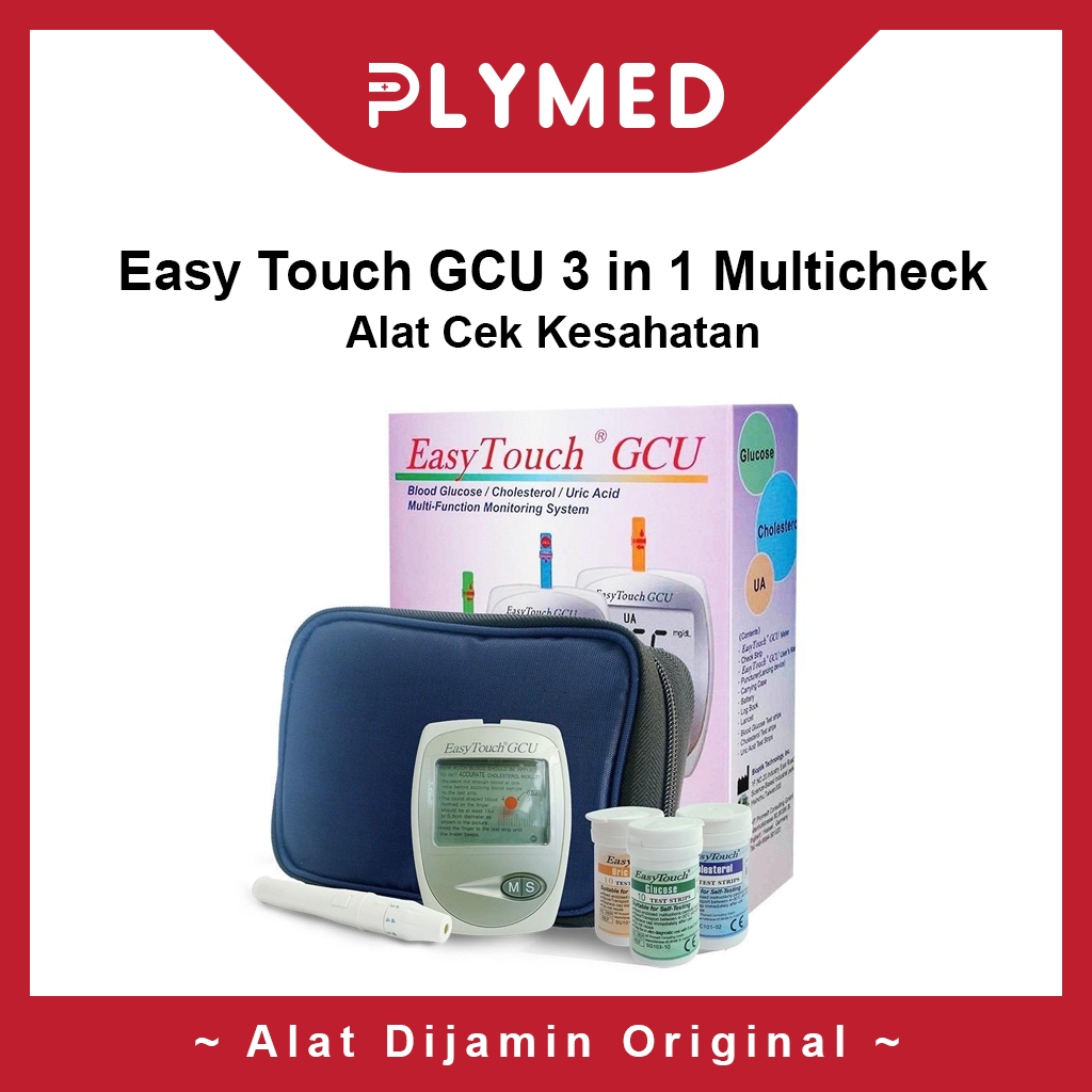 Jual Easy Touch GCU / Alat Cek Darah 3in1 | Shopee Indonesia