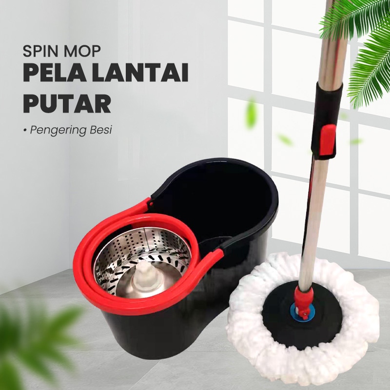 Jual Alat Pel Lantai Praktis Tanpa Peres - Super Mop Ember Pencuci ...