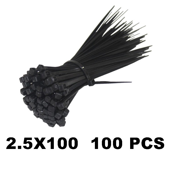 Jual EELIC KAT-2,5X100 ISI 100 PCS KABEL TIES 10 CM ALAT IKAT YANG KUAT ...