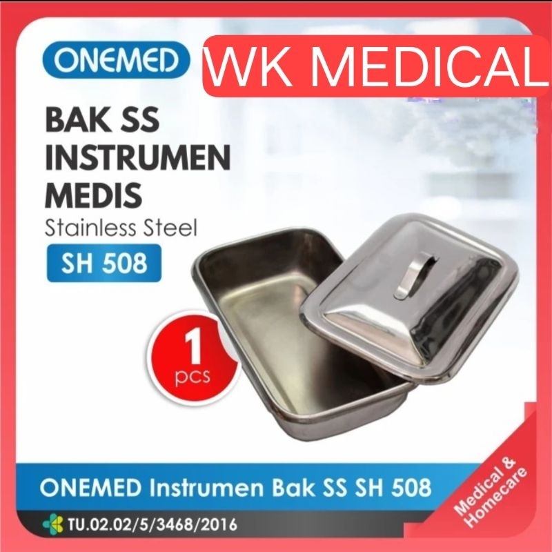 Jual ONEMED Instrumen Bak SS SH 508 stainless 20x7x3.5 cm antikarat ...