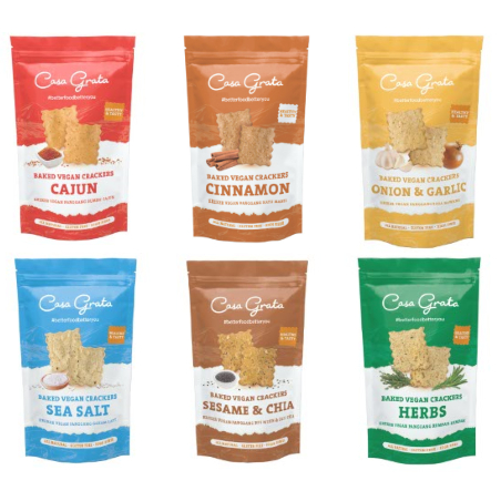 Jual Casa Grata Baked Vegan Crackers 70gr | Shopee Indonesia