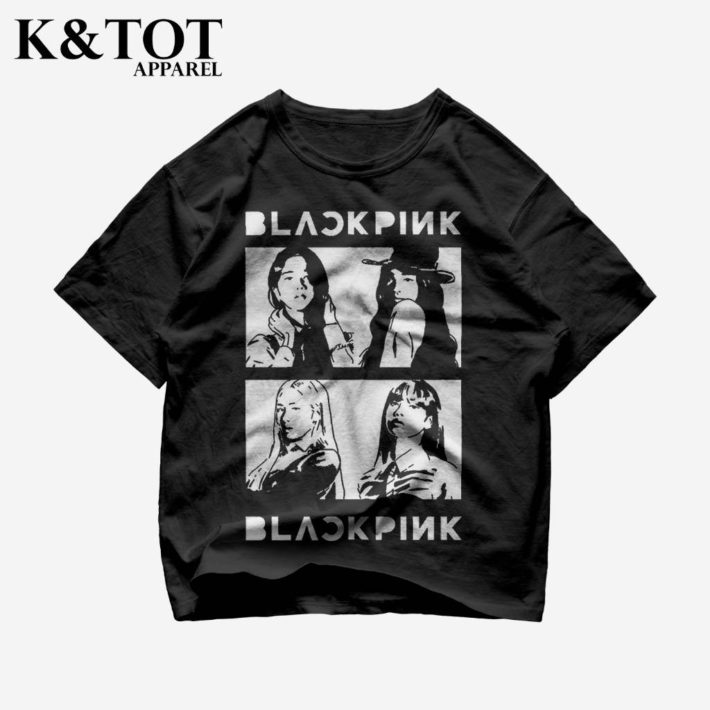 Jual KNTOT - KAOS BAJU BLACKPINK GRID KPOP KOREAN KOREA GIRLBAND | TSHIRT OVERSIZE VINTAGE HITAM ...