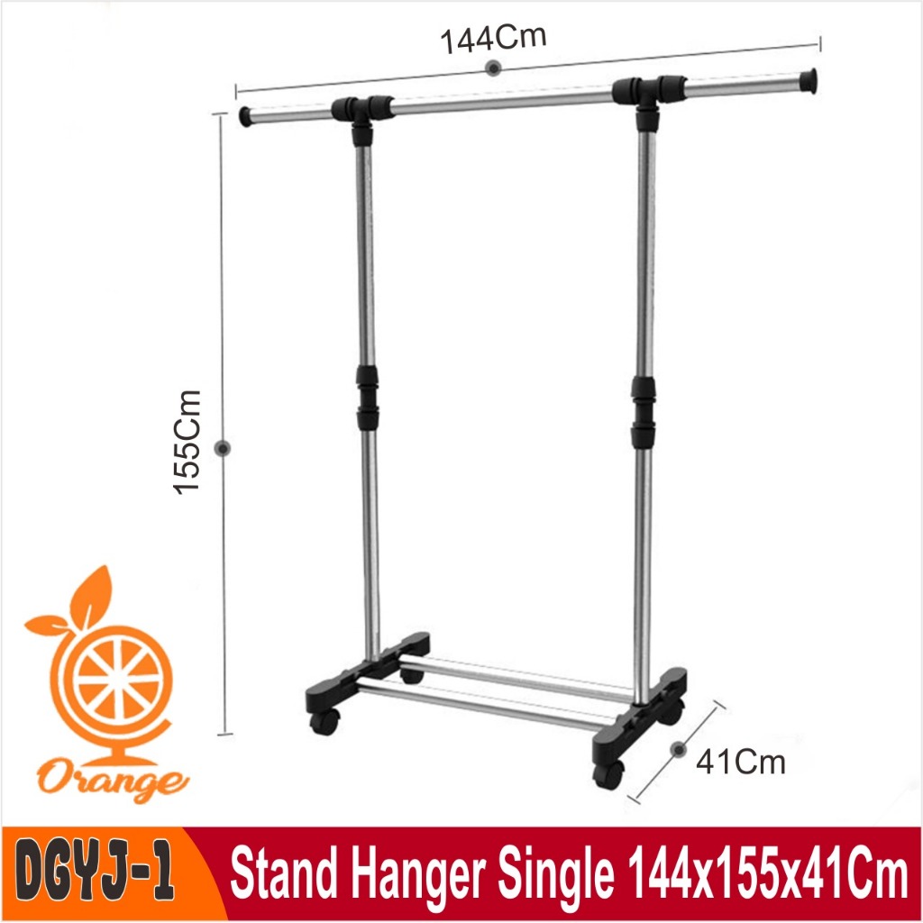 Jual OR Stand Hanger Single Gantungan Jemuran Baju Pakaian Portable Rak ...